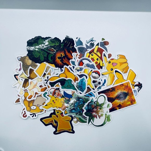 Unbranded | Other | 5 Pack Pokemon Vinyl Waterproof Stickers | Poshmark